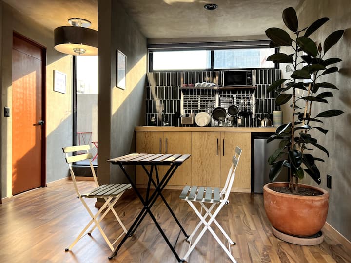 Elegante Estudio Con Terraza Privada - Mexico