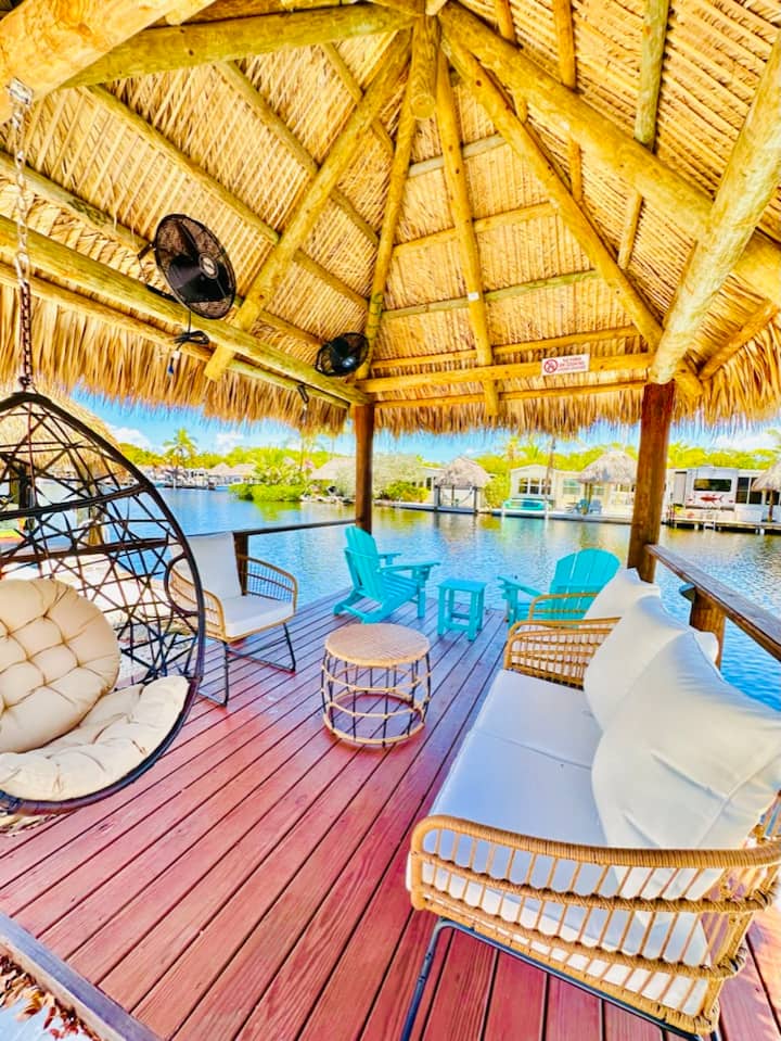 Cozy Waterfront Retreat W/ Private Boat Dock +Tiki - Key Largo