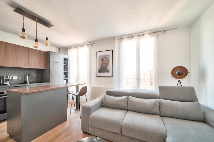 Cosy T2 Tout éQuipé/ 5 Min Métro 13 Paris - Asnières-sur-Seine