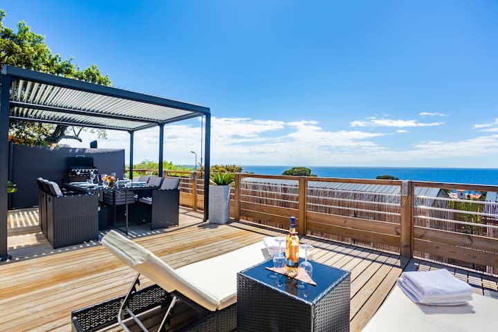 Mobil-home Luxueux Vue Mer Panoramique Camping 4* - Saint-Raphaël