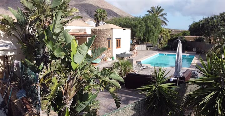 Chambre Privée (Arbol) Chez Villa Helda - Fuerteventura