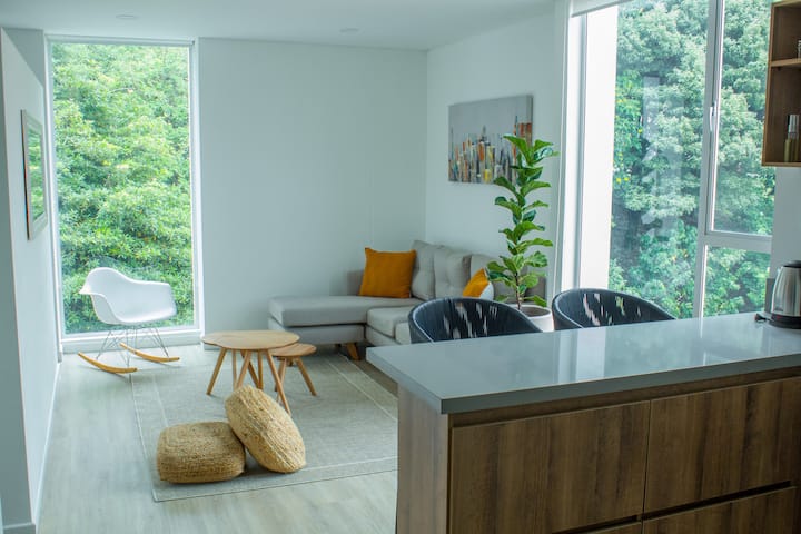 Q.47 • Modern Apartment With Garden Views - Bogota