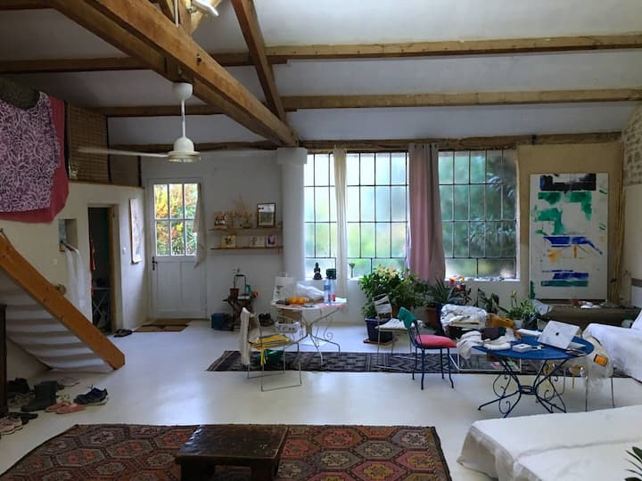 Artist Loft House 127m2 +Garden - Suze-la-Rousse