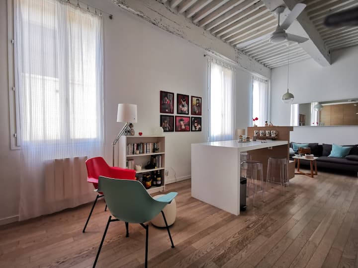 Bel Appart Lumineux Central. Wifi. Parking. - La Ciotat