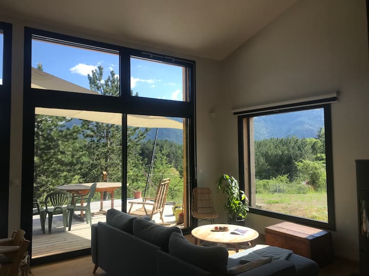 Maison Lumineuse Avec Jardin, Vue Sur La Montagne - Die