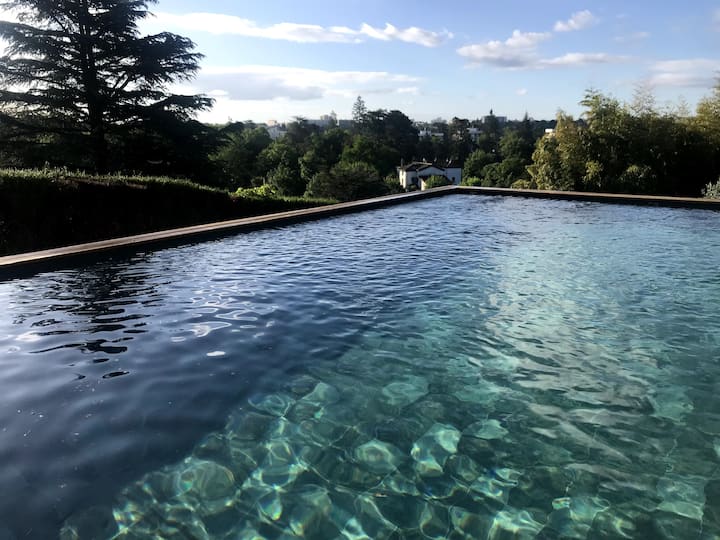 Villa D'architecte Piscine - 8 Personnes 5 Lits - Lyon
