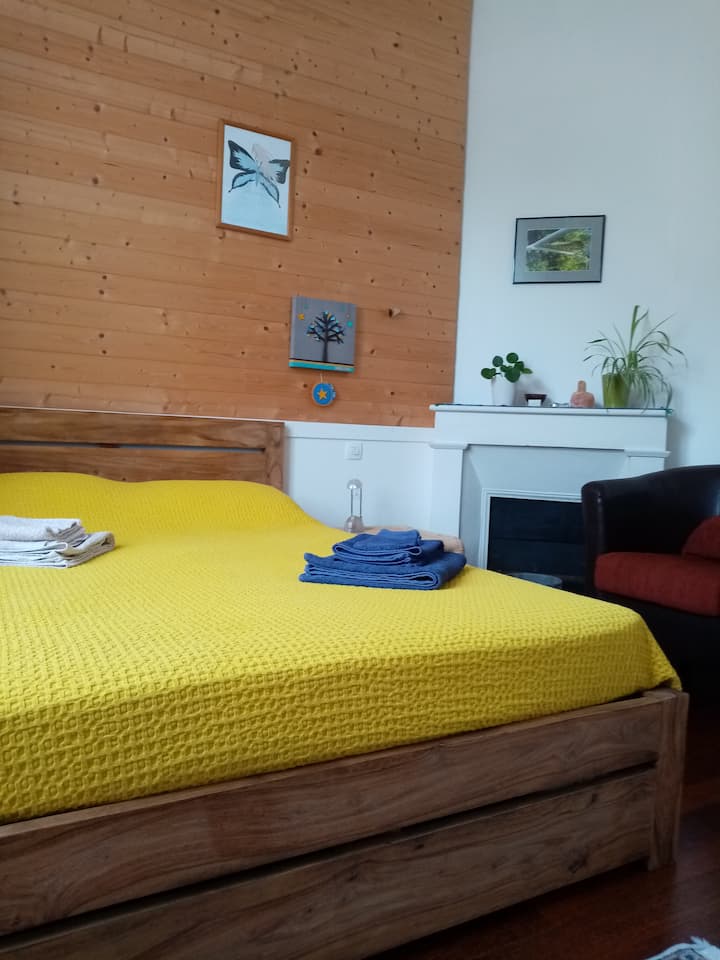Chambre Et Salle De Bain Privée, Garage à Vélos - Saumur