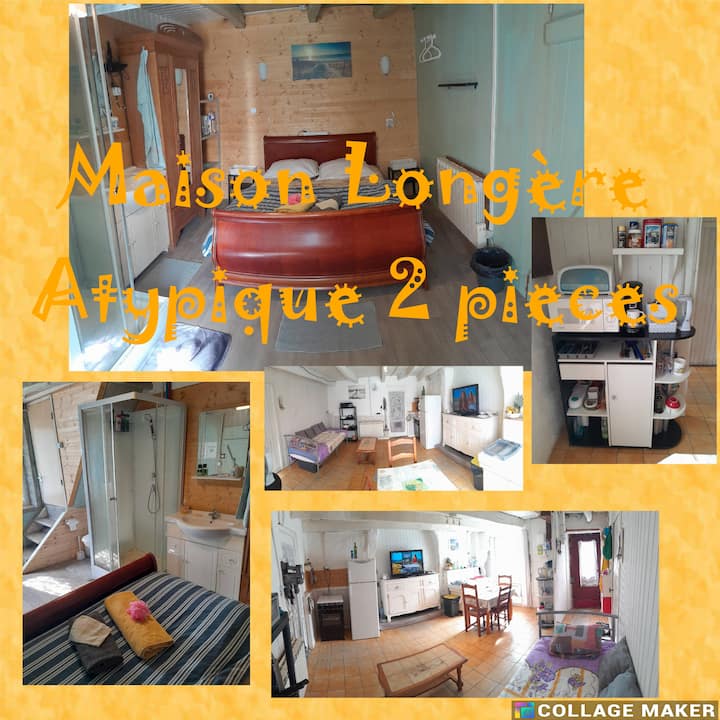 Maison Longère Atypique 2 Pieces - Huelgoat