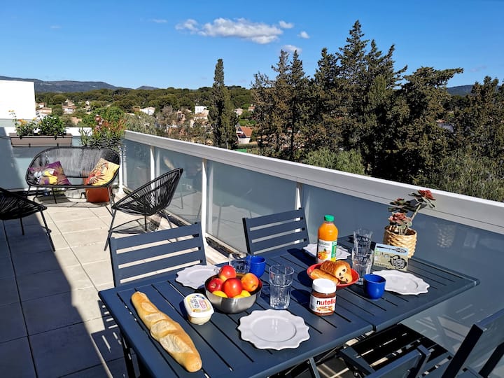 Meridiennes T3, Plages De Sable, Clim, Parking - La Ciotat