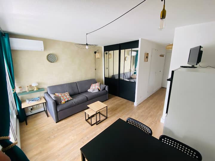Appartement Cosy Clim Piscine Parking - Gruissan