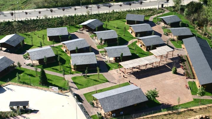 Standard Wooden Cabin For 8 People. - Ponferrada