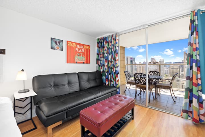 *29th Flr Cozy Studio In The Heart Of Waikiki - Honolulu