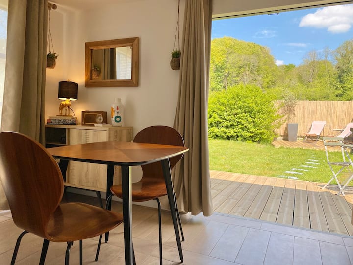 Le Grenat - Cottage Avec Jardin, Terrasse, Parking - Étretat