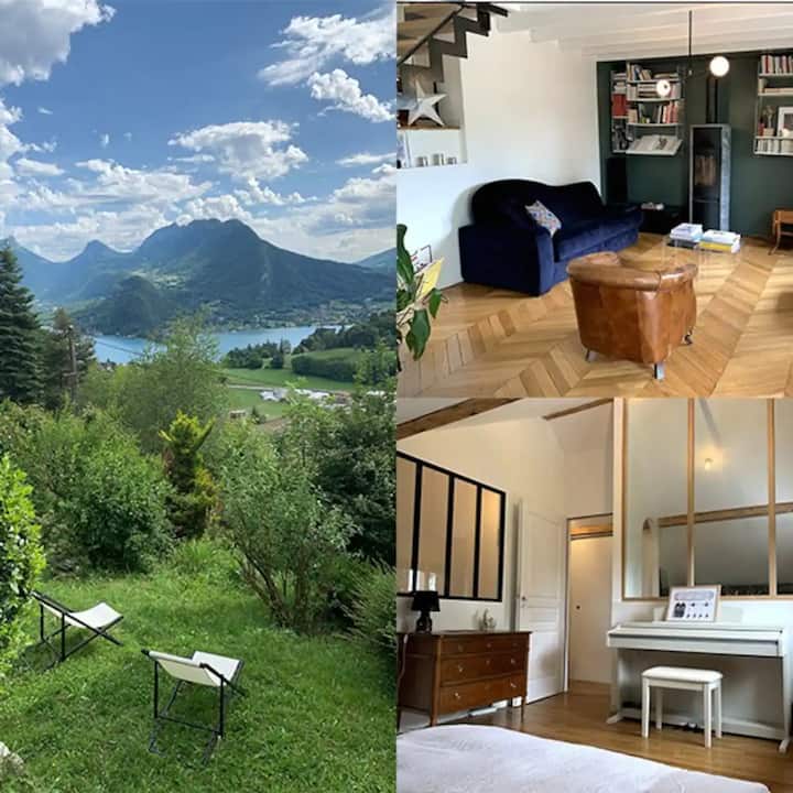 Maison Vue Lac Et Montagnes - Talloires-Montmin