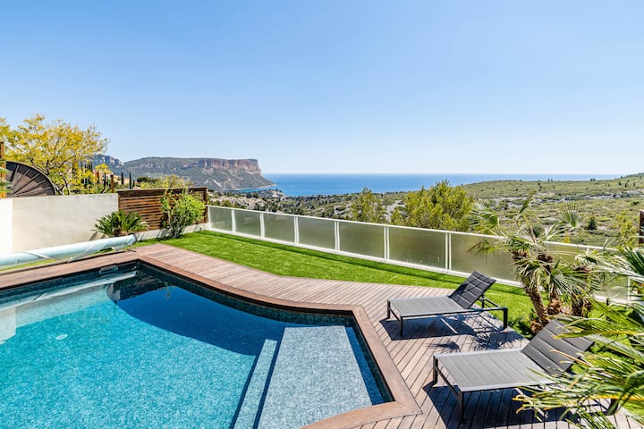 Villa Bellevue - Vue Magnifique, Piscine, Jacuzzi - Cassis