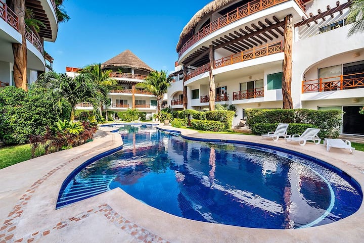 Condo Centre Playa - Piscines, Gym Et Accès Plage - Cozumel