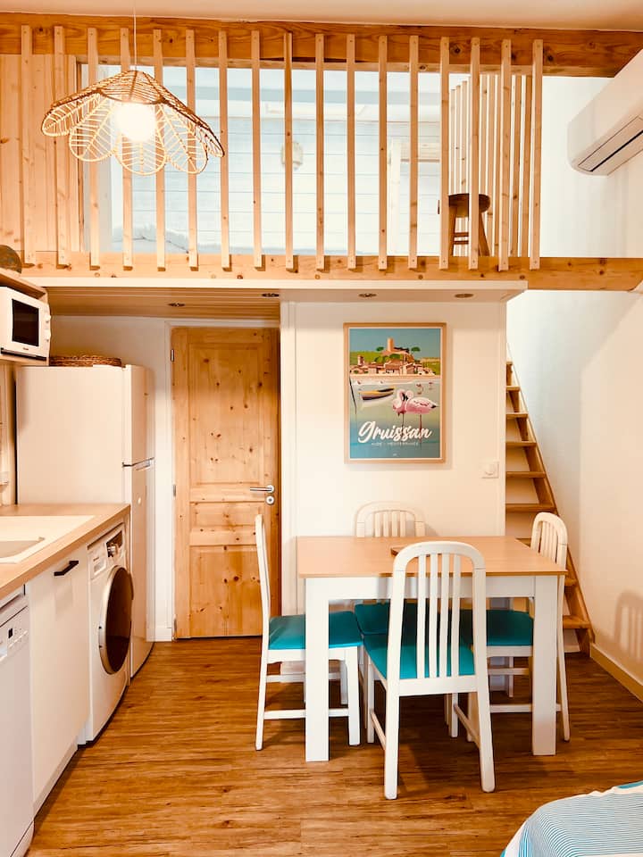 Pavillon Avec Jardin Et Piscine Saisonnière - Gruissan