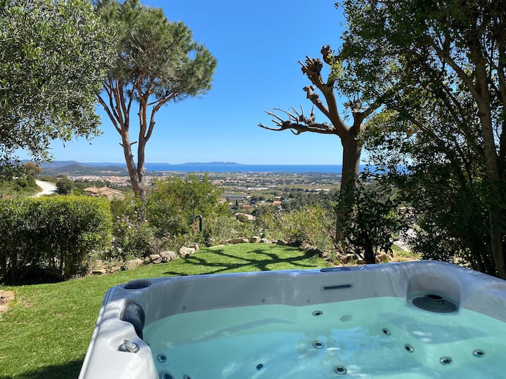 Vue Mer Jacuzzi - La Londe-les-Maures