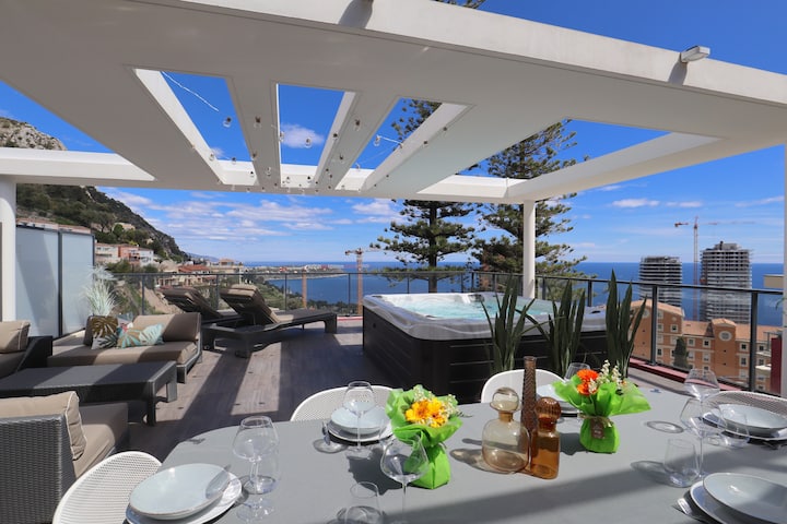 Montecarloseaview & Jacuzzi & Parking #29 - Monaco