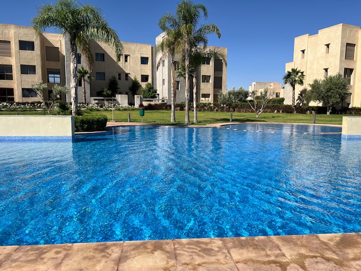 Appartement Luxueux à Marrakech Calme Avec Jardin - Marrakesh
