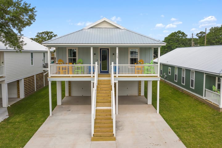 New Beach Home Gulfport Built May 2023, 4 Br,12ppl - Gulfport, MS