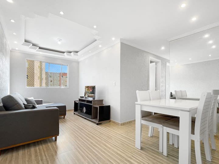 Plaza Shopping | Barbecue | Court | 3 Bedrooms - Osasco