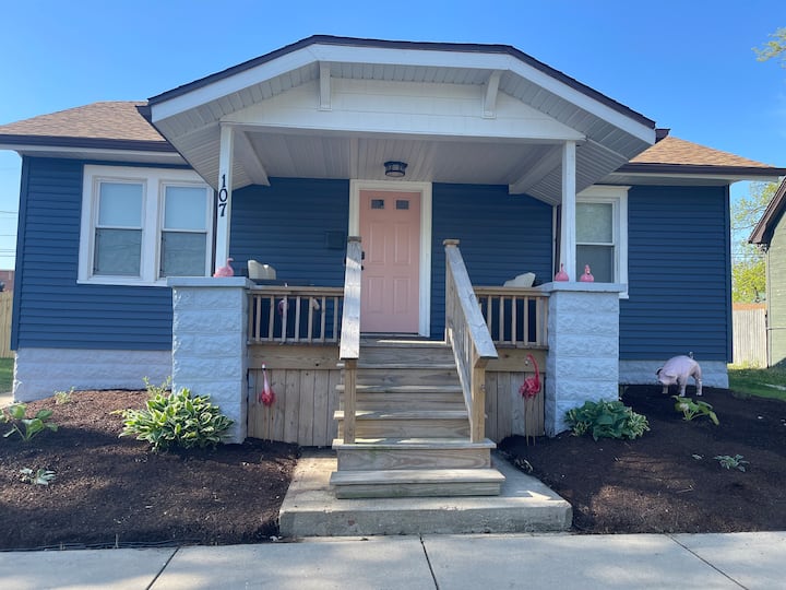 The Pink Flamingo House - Champaign, IL