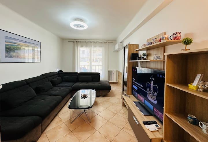 The Nice-3 Rooms/airc/tv/fans,wifi,parking Possibl - Nice