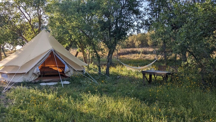 Malama Glamping Tent In Eco Community Yoga Horses - Portogallo