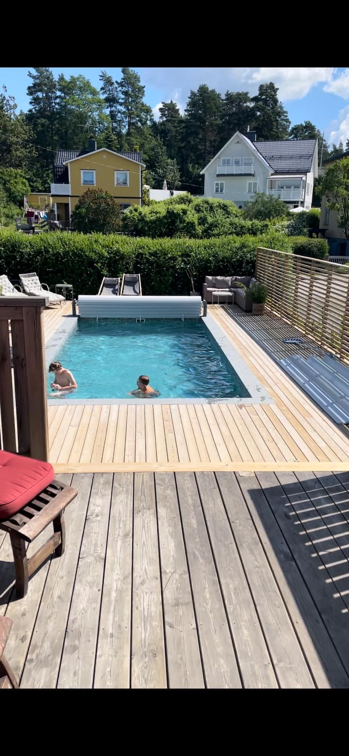 20-tals Villa Med Pool - Estocolmo