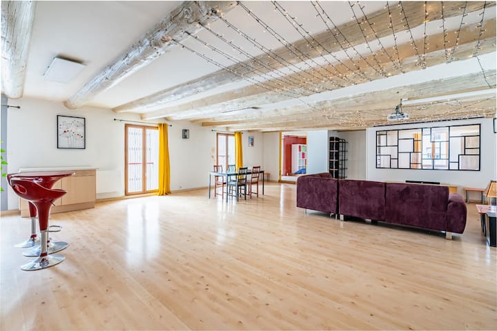 Dina: Grand Appartement Avec Vidéo Projecteur - Marseille