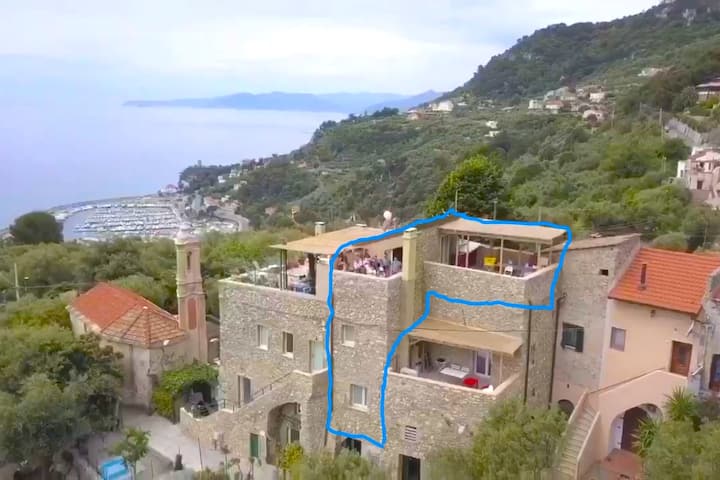 Terrazza Vista Mare Tra Gli Ulivi - Finale Ligure