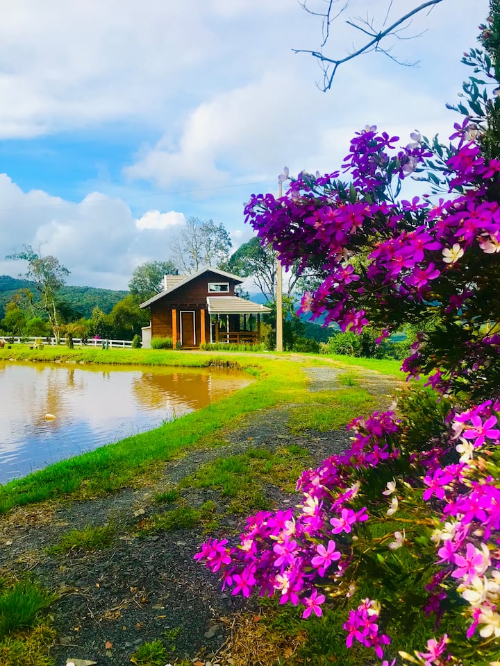 Cabana Beija-flor / Lareira E Vista Espetacular! - Bom Retiro