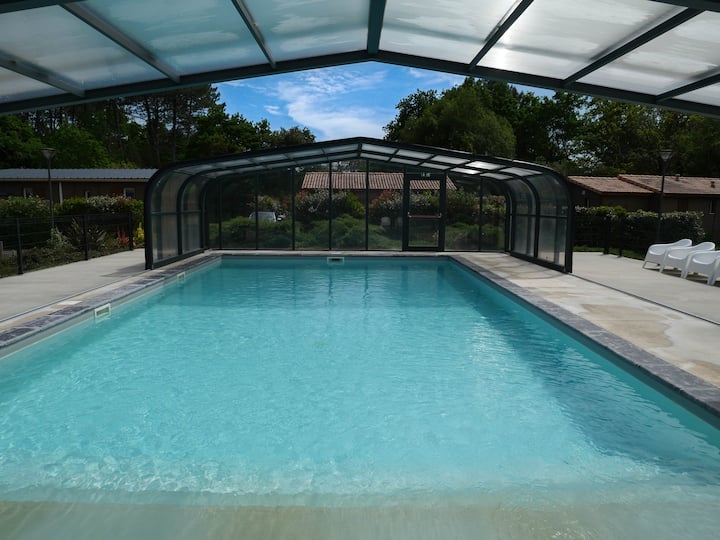 Chalet Au Calme Avec Vue Forêt. - Soustons