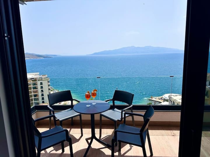 Posejdon Apartament Z Widokiem Na Korfu - 薩蘭達