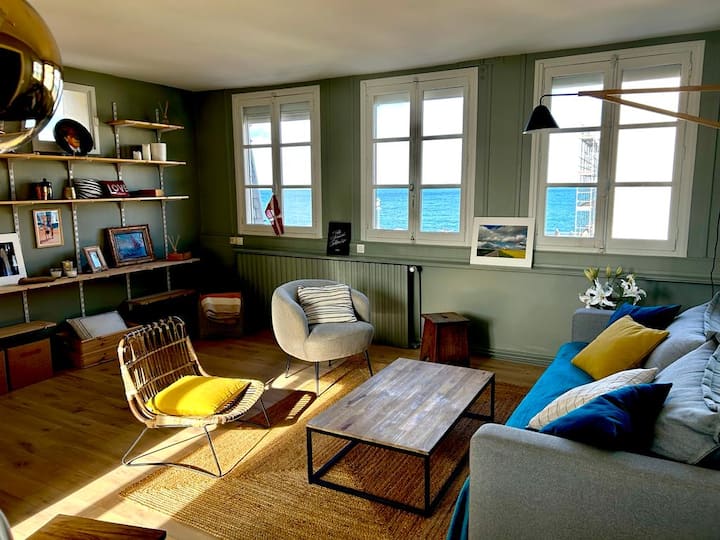 Vue Mer 76 Sunset - Étretat