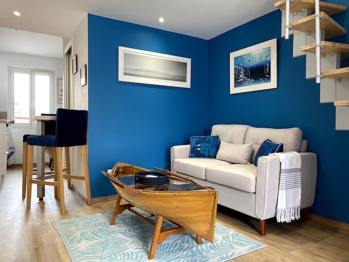 Charmant Appartement Climatisé Avec Terrasse - Antibes