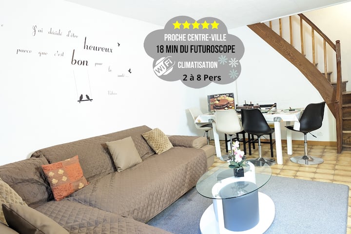 La Maison D'anatole Climatisée - Poitiers