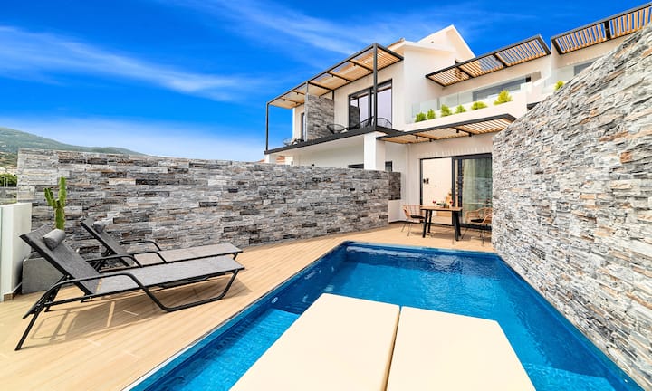 Sea View Maisonette Private Pool - Agios Nikolaos