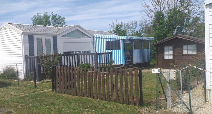 Mobil Home Dans Camping Calme à 50m De La Mer - Oléron