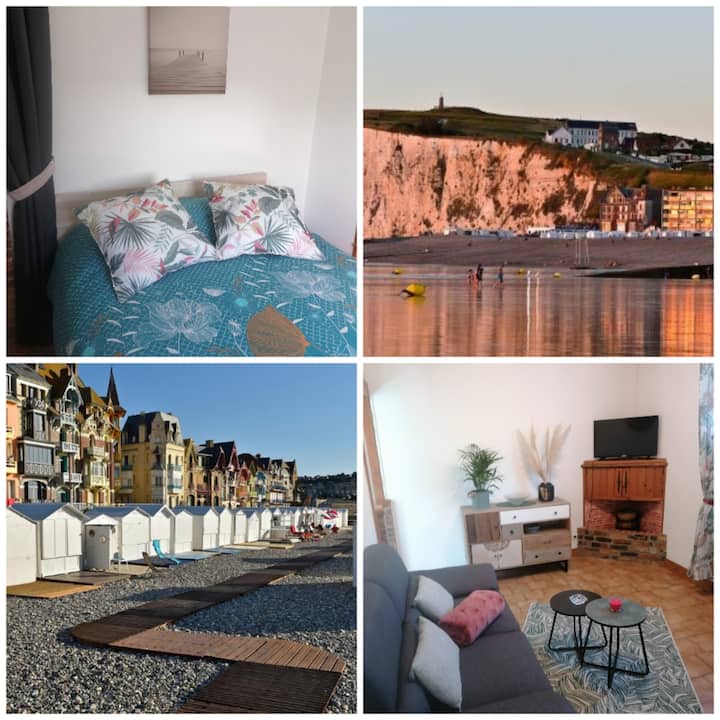 Charmante Maison 2 Pers 
 Dans Propriété, Vue Mer - Mers-les-Bains
