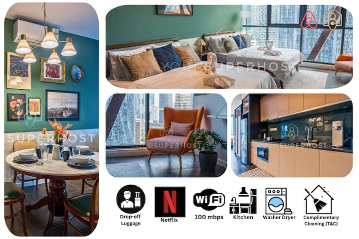 Vintage Design Suite【longstay -10%off】walk To Klcc - Malaysia