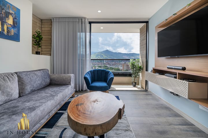 Class 48 1503 - Modern Tranquility/priv Balcony - Sabaneta