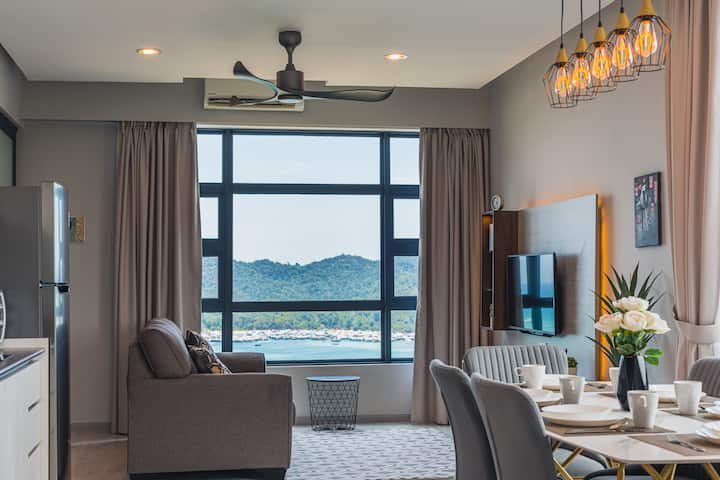 Jesselton Quay Citypads Seaview Corner | 2bed2bath - 코타키나바루