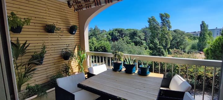 * Florale Lodge * Terrasse, Clim, Piscine, Parking - Sainte-Maxime