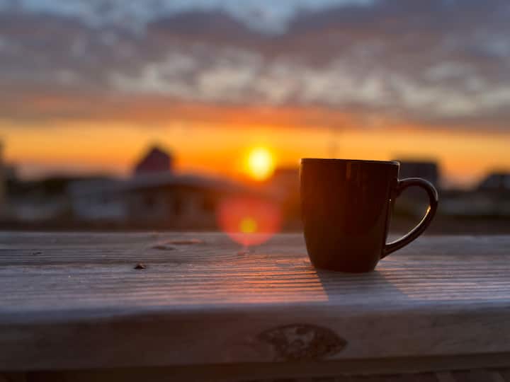 New! Stunning Beach House W/ocean View & Hot Tub! - Kitty Hawk, NC