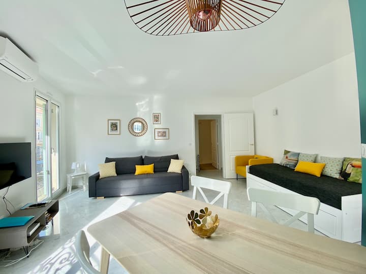 Charmant 2p Centre Ville Avec Parking & Piscine - Menton