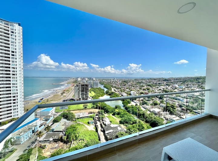 Familiar, Cómodo Y Hermosa Vista, 1302 B - Cartagena