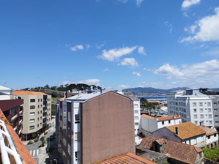 ÁTico Con Terraza En El Centro De Baiona - Nigrán