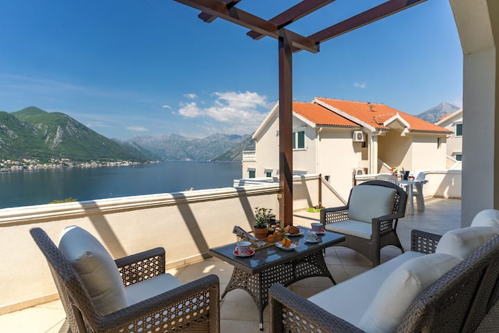 Panoramic Views Of Kotor Bay - Montenegro